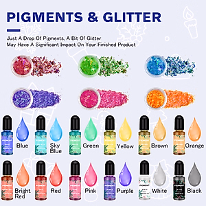 Resin Alphabet Mold Starter Kit 169 Pcs Letter Silicone Keychain Molds Reversed Backward Number Molds with Epoxy Resin Mold Pigments Tools for Epoxy Resin Beginners Adults Kids Jewelry Earring Pendant