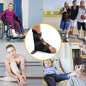 Plantar Fasciitis Night Splint, Drop Foot Support Brace Adjustable Support Brackets to Help Restore Injured Ankles And Correct Foot Eversion (2#) for ankle foot immobilizer ferula nocturna fascitis pl