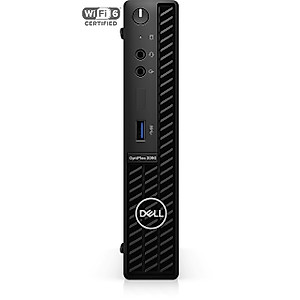 Dell 2022 Newest Optiplex 3090 Micro Form Factor Business Desktop, Intel Core i5-10500T, 16GB RAM, 512GB PCIe SSD, DisplayPort, RJ-45, Wi-Fi 6, Bluetooth, Wired Mouse&Keyboard, Windows 11 Pro, Black