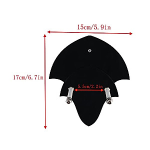 HHUXIUE Sword Stand Wall Hanging Sword Stand Sword Hook Wall Hanging Display Stand Single Sword Vertical Wall Hanging Display Stand Samurai Sword Stand Knife Axe Key Knife Animation (Black 1 Set)
