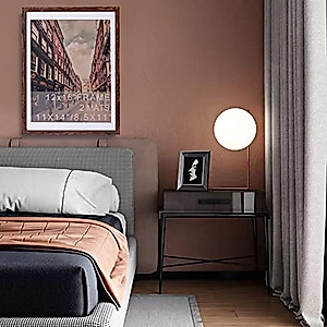 MONT PLEASANT 12x16 Picture Frame 2 Pack,Farmhouse Decor, Distressed Display Pictures 11x14 or 8x10 Diplomas with Mat, Wooden Distressed Photo Frames For Wall Mounting Family Lover Gift (Brown)