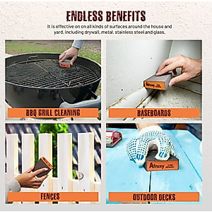 Afruxy 10 Pack Extra Fine Sanding Block, Washable and Reusable Sanding Sponge for Wood Drywall Coarse/Medium/Fine/Superfine in 60/80/100/120/180/220/320 Grit Sandpaper Block Sand Paper Brick