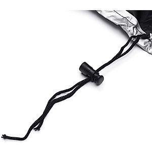 BOSKING Patio Log Splitter Cover 83"x45"x39" Heavy Duty Waterproof Logging Separator Cover Weather-Resistant Storage Cover for 15-37-Ton Gas Log Splitter - Black