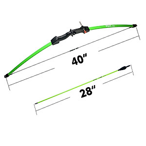 Pointdo Archery Recurve Bow and Arrow Set for Kids Archery Beginner Gift and 18lbs for Teens (Green)