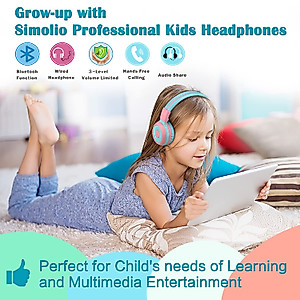 SIMOLIO Wireless IR Headphones for Car DVD and Bluetooth Headphones for Kids, Infrared Headphones Compatible with Honda Odyssey & uConnect VES & Dodge Grand Caravan & Chevy Suburban 2006-2022