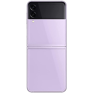 Samsung Galaxy Z Flip 3 5G T-Mobile Locked Android Cell Phone US Version Smartphone Flex Mode Intuitive Camera Compact 128GB Storage US Warranty (Renewed) (Lavender)