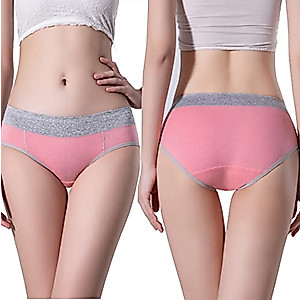 Apluschoice Cotton Underwear for Women Breathable Briefs Stretch Panties Pack of 5(Small) Multi-color