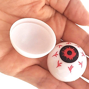 Olen Eyeballs for Halloween Decorations Trick or Treat Spooky Scary Horror Props, 6 pcs