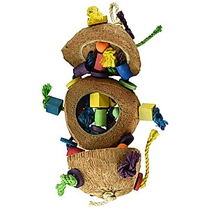 Penn-Plax BA1870 Coconut Kabob with Wood & Sisal Pet Collar