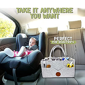 KeaBabies Pregnancy Belly Support Belt and Storage Caddy Bundle - Pregnancy Back Brace - Large Diaper Caddy Organizer