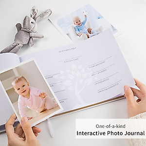 Mon Petit Amour Baby Memory Book From Pregnancy to First 5 Years Minimalist Gender Neutral Scrapbook Album Baby Girl or Boy Baby Record Books MJP0001 0