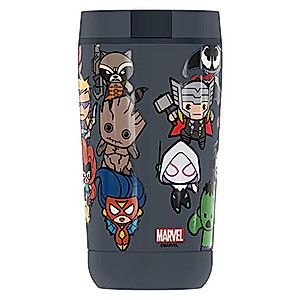 THERMOS Marvel Heroes Kawaii GUARDIAN COLLECTION Stainless Steel Travel Tumbler, Vacuum insulated & Double Wall, 12oz