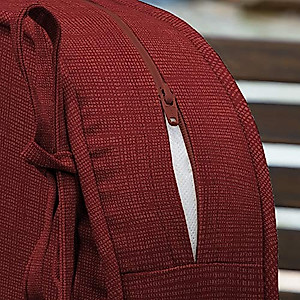 Arden Selections ProFoam Essentials Outdoor Seat Cushion 19 x 20, Ruby Red Leala