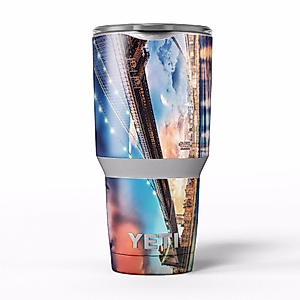 Design Skinz Fusion NYC Overlook - Skin Decal Vinyl Wrap Kit Compatible with The Yeti Rambler Cooler Tumbler Cups