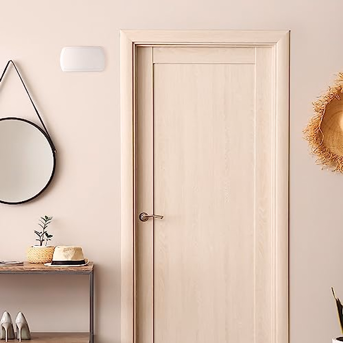 Newhouse Hardware CHM24V White 24-Volt Wired Doorbell Chime | Electrical Door Bell for Homes | Hard-Wired Door Chimes with Front Door Ding-Dong and Rear Tone | Home Improvement Electrical Equipment