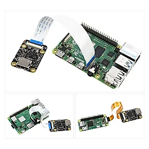 HDMI to CSI Camera Adapter, Support from HDMI Input up to 1080p 30fps, Compatible with Raspberry Pi 4 Model B/3B+/3B/2B/3A+/Pi Zero/Zero W/WH/Pi Zero 2W, Raspberry Pi CSI Cameras