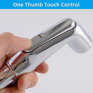 Hygie Rinse Kitchen Sink Side Sprayer Head Replacement Universal Sink Sprayer Attachment Compatible with Delta, Moen, Kohler OEM Brand, Kitchen Sink Faucet Sprayer Head, Chrome Finish