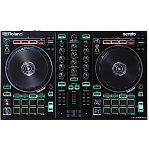 Roland DJ-202 2-Channel Serato DJ Controller with Drum Machine