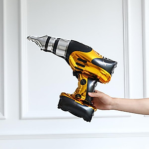 Construction Birthday Party Supplies 147pcs Construction Balloon Arch Garland Kit, Orange Black Excavator Dump Truck Hammer Drill Foil Mylar Balloon for Construction Theme Birthday Party Decorations