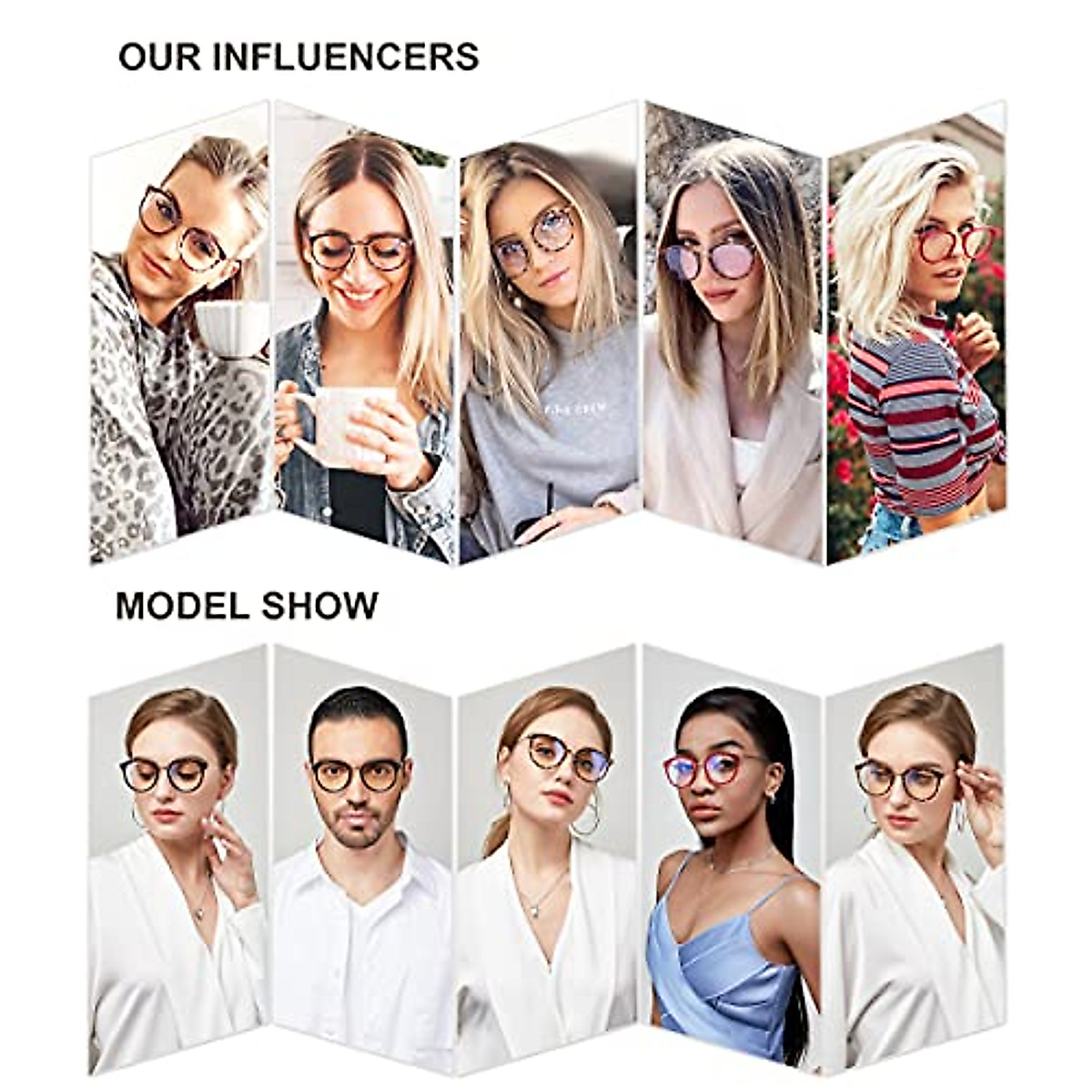 SOJOS Retro Round TR90 Blue Light Reading Glasses Womens Mens Readers Computer Glasses Eyewear Frame SJ9001, Black Frame 0.00 x