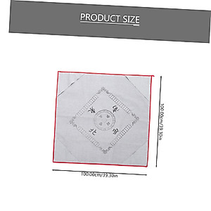 ibasenice 3pcs Mahjong Tablecloth Universal Mahjong Mat Board Game Tablecloth Noise Reduction Mahjong Mat Board Game Mat Mahjong Cushion Slip-Resistant Mahjong Mat Mahjong Cloth