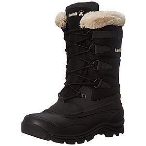 Kamik Women's Shellback Insulated Winter Boot,Black,10