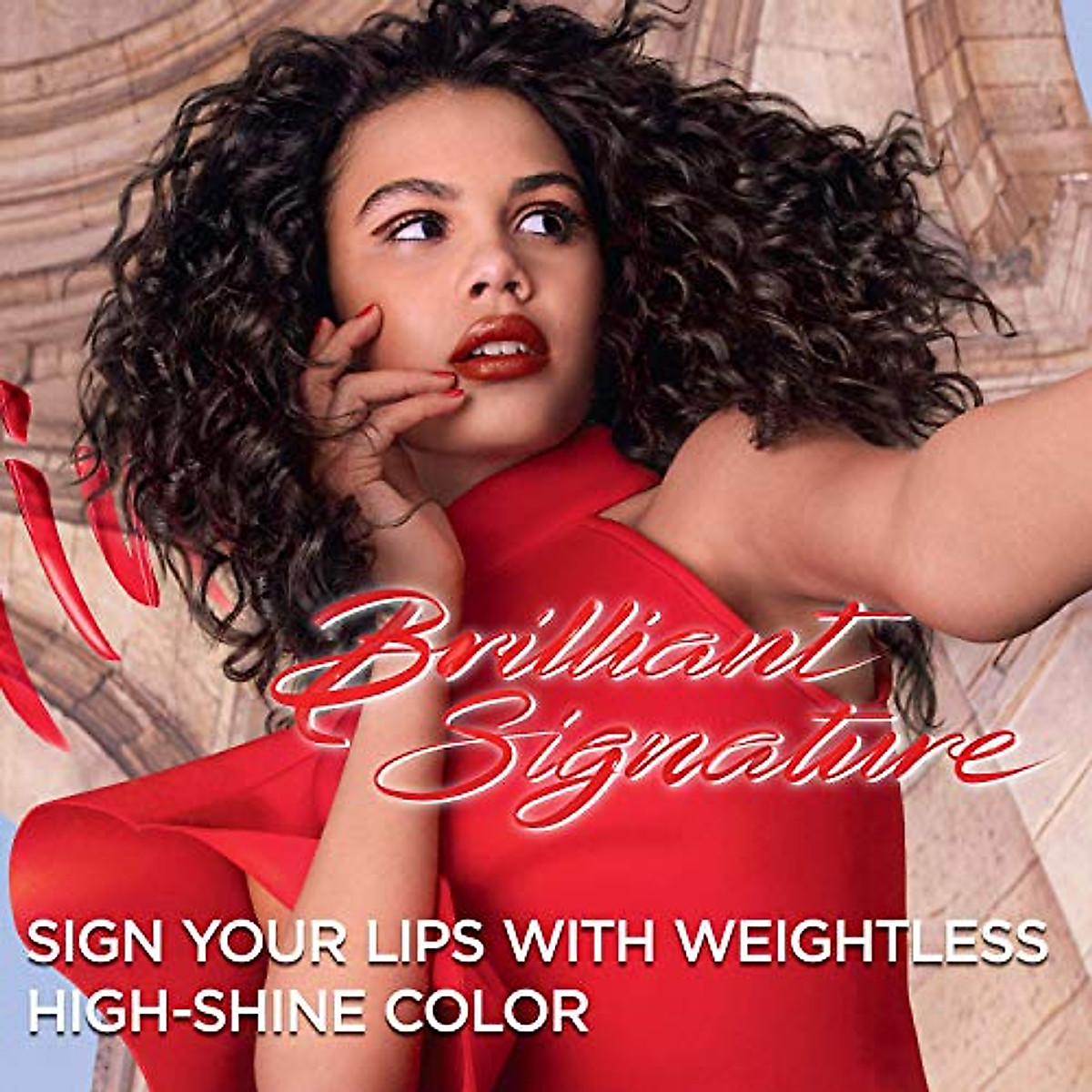 L’Oréal Paris Brilliant Signature Shiny Lip Stain Lipstick, Be Brilliant 0.21 Fl Oz.