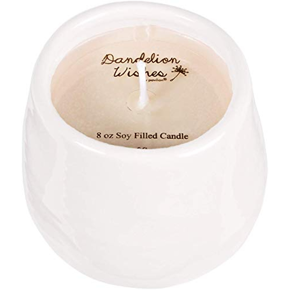 Pavilion - Make a Wish White Ceramic Soy Serenity Scented Candle
