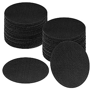 IKAYAS 48 Pcs Black Carpet Spot Markers Floor Dots One Color Black Carpet Dots Floor Circles Spots for Classroom Decoration Teacher Preshool Kids Supplies