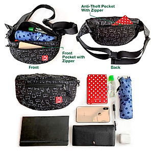 FLOCK THREE Fanny Pack (Denim)