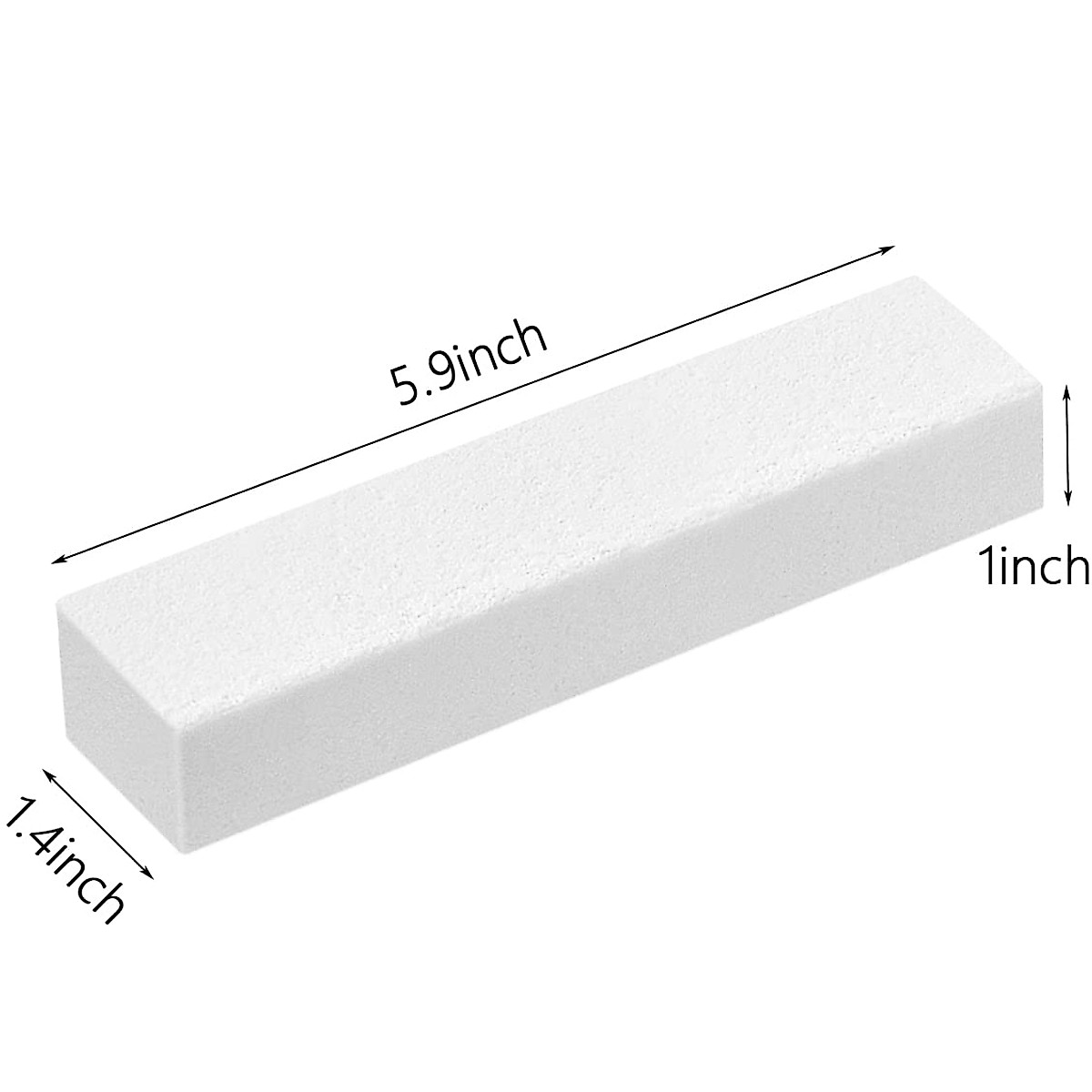 4TH Pumice Stone for Toilet Bowl Cleaning,Powerfully Remove Stubborn Stains： Limescale,Hard Water Ring,Calcium Buildup,Iron,Rust