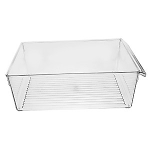 BESPORTBLE 1pc Boxes Refrigerator Storage Box Beverage Container Refrigerator Organizer Beer Container Refrigerator Container Pulling Type Container Refrigerator Box. Layered Drawer Beer Rack