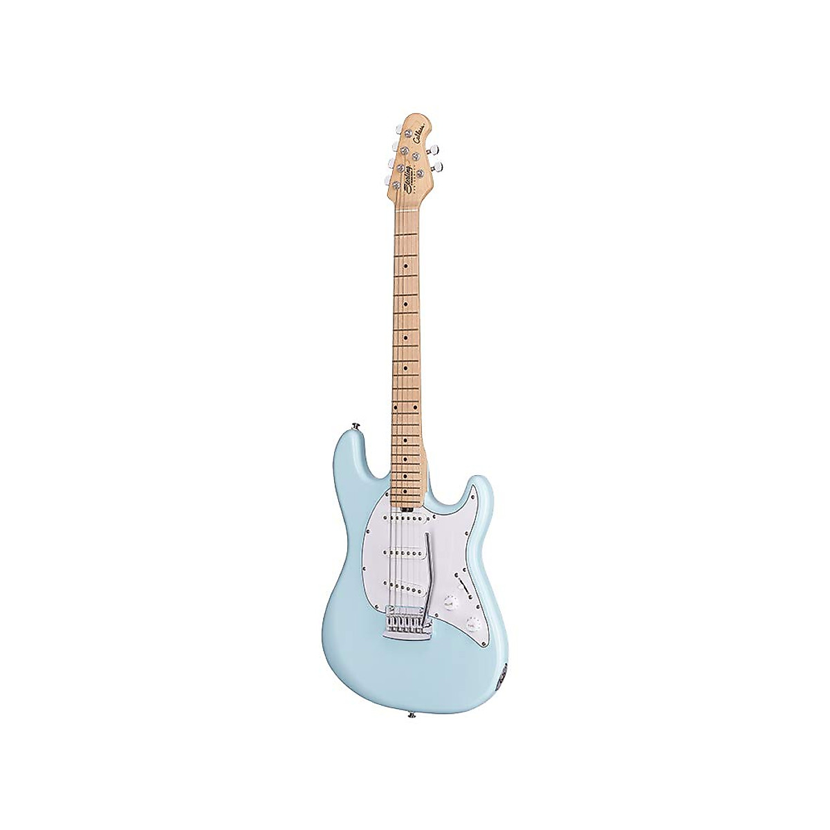 Sterling By MusicMan 6 String Solid-Body Electric Guitar, Right, Daphne Blue (CT30SSS-DBL-M1)