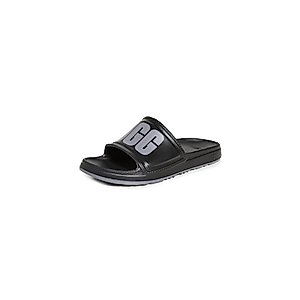 UGG Men's Wilcox Slide Sandal, Black, 10