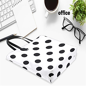 ALAZA Funny Dachshund Dog Black Tote Bag Purse Handbag for Women Girls (Color 9)