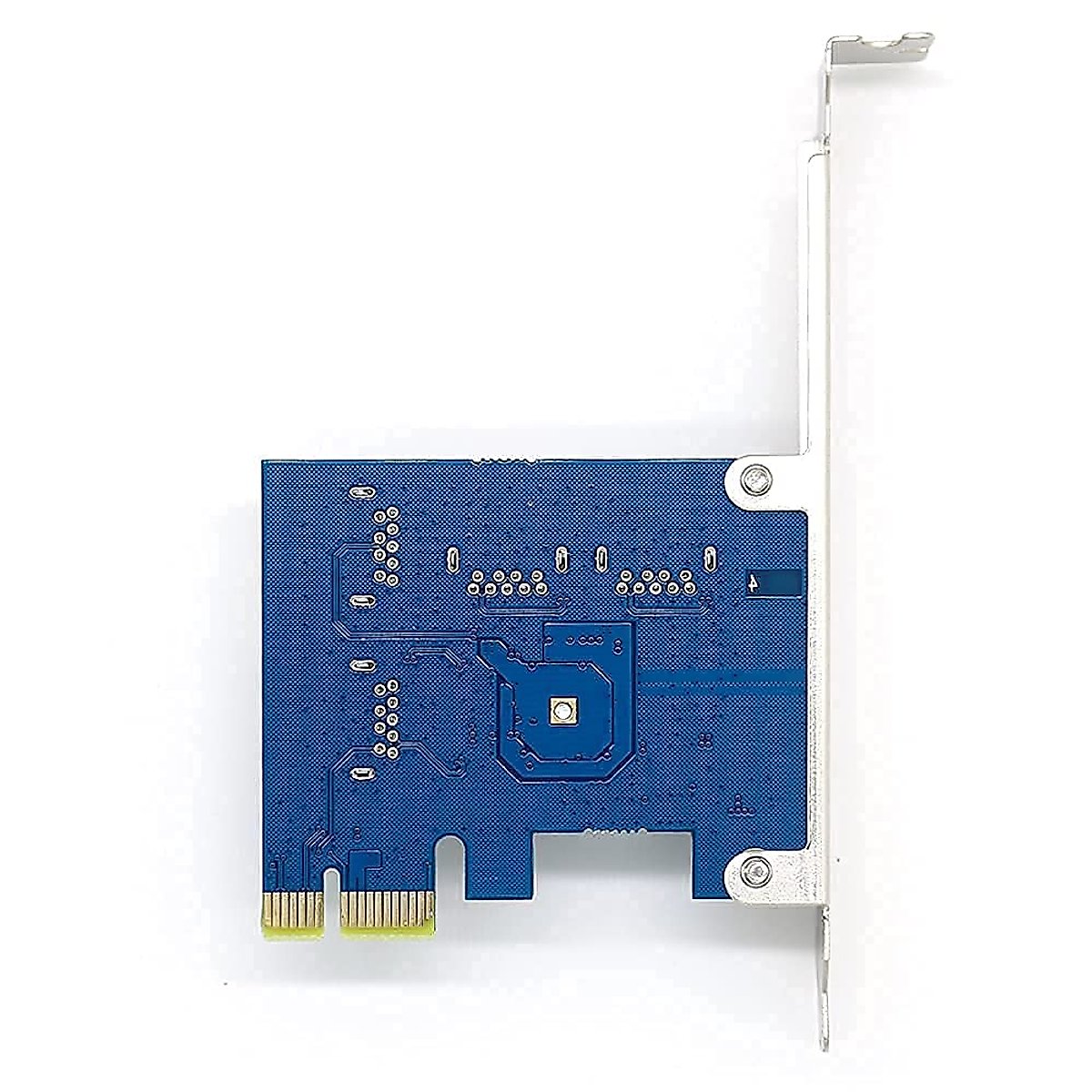 PCIe 1 to 4 Riser Card, Pcie Splitter 1 to 4 PCI Riser Card, 4 Risers into 1 PCI Card, PCIe Multiplier Risers 1X to External 4 PCI-e USB3.0 Adapter for ETH Miner GPU Crypto Bitcoin Ethereum Mining Rig
