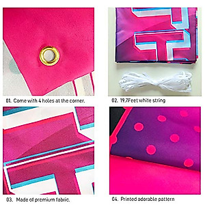 Music Happy Birthday Backdrops, Musical Themes Birthday Yard Sign, Karaoke Party Decorations Short Video Studio Banner, Photography Background for Boy Girl Music Notes Party Supplies 7x4.3FT