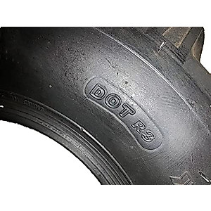 MOTORHOT 2Pcs 20x10.00-8 Lawn Mower Turf Tires 20x10x8 Tubeless 4PR Tractor Turf Garden Golf Cart Tires