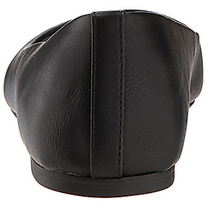 Dr. Scholl's Shoes Women's Giorgie Ballet Flat, Black Smooth, 8.5 Wide US