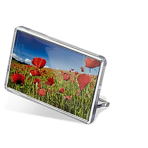 Adventa Personalised Photo Fridge Magnet, Takes 45 x 70mm or 1-3/4 x 2-3/4" Print, Clear