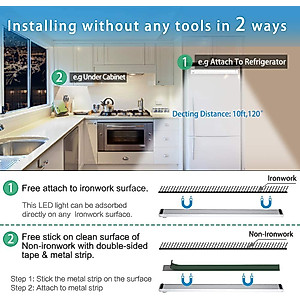 Lightbiz 78 LED Closet Light, Rechargeable Dimmable Motion Sensor Closet Light Wireless Under Cabinet Night Light with 3200mAh Large Battery for Cabinet, Wardrobe, Kitchen