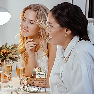 Maid of Honor Gifts Maid of Honor Gifts from the Bride Bridal Party Gifts Maid of Honor Proposal Gifts Bridesmaid Proposal Gifts Acrylic Heart Maid of Honor Wedding Keepsake