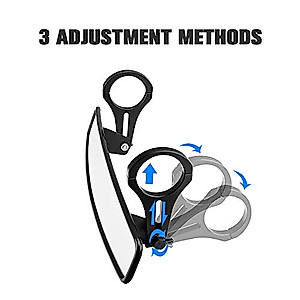 UTV RearView Mirror, ISSYAUTO 15" Ultra Clear SXS UTV Mirror with 1.75" Clamps and Convex Design Compatible with Polaris RZR 800 900 1000 Turbo PRO XP, Pioneer 1000, Arctic Cat Wildcat(2023+)