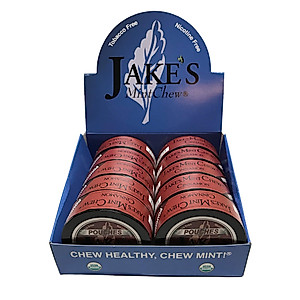 Jake's Mint Chew Cinnamon Pouch 10 Cans with DC Crafts Nation Skin Can Cover - America