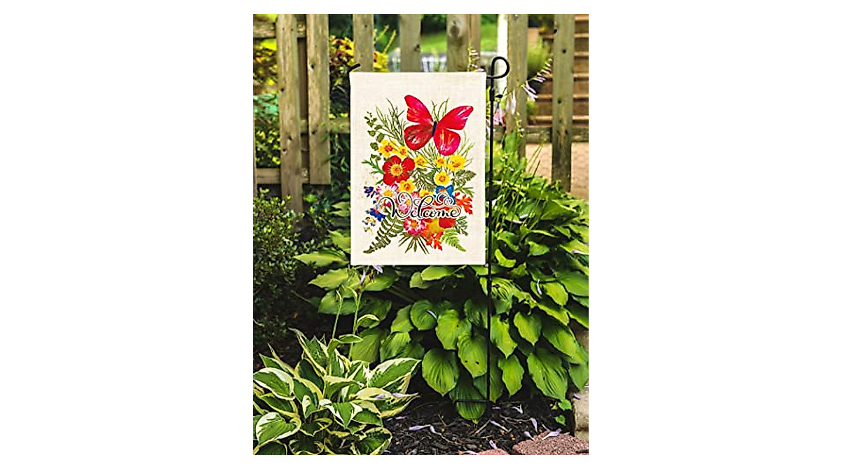 Colorful Summer Garden Flags – 2 Pack for Your Yard