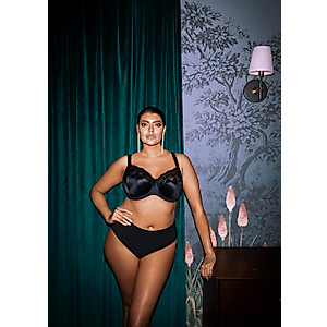 Elomi Morgan Stretch Lace Banded Underwire Bra (4111),40K,Haute Red