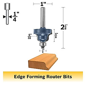 BOSCH 85270M 5/32 in. x 5/8 in. Carbide Tipped Roman Ogee Bit