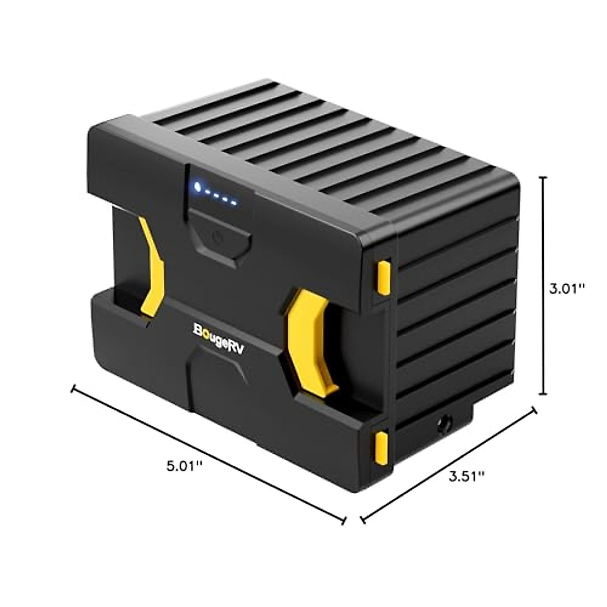 BougeRV (Upgrade) 173Wh Detachable Battery for 12 Volt Dual Zone Refrigerator, Specially equipped CRD/ED series dual-zone car refrigerator (Adapter not included