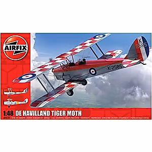 Airfix de Havilland DH82a Tiger Moth 1:48 Military Aviation Plastic Model Kit A04104
