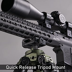 Keymod Arca Swiss Plate, Keymod to Arca(ARCA-Swiss)/RRS(Really Right Stuff) Rail Mount, Keymod Convert to ARCA/RRS Quick Release Rail,Keymod Hunting Tripod Mount Adapter
